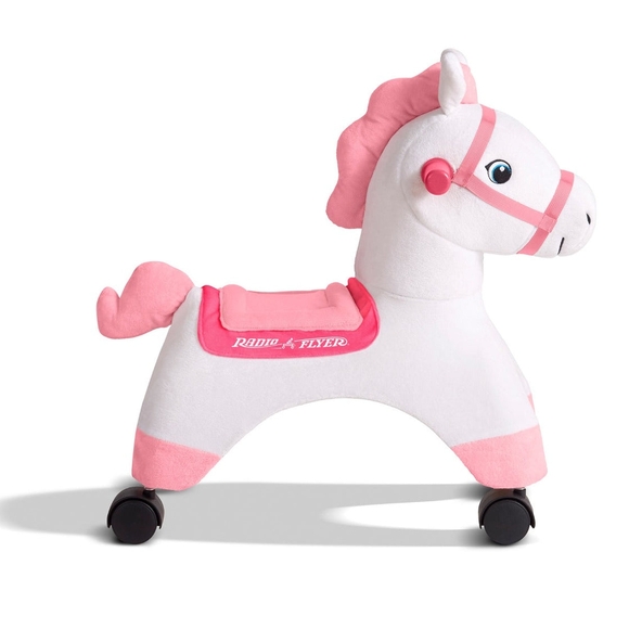 Radio Flyer | Toys | Radio Flyer Pink And White Rideon Horse | Poshmark
